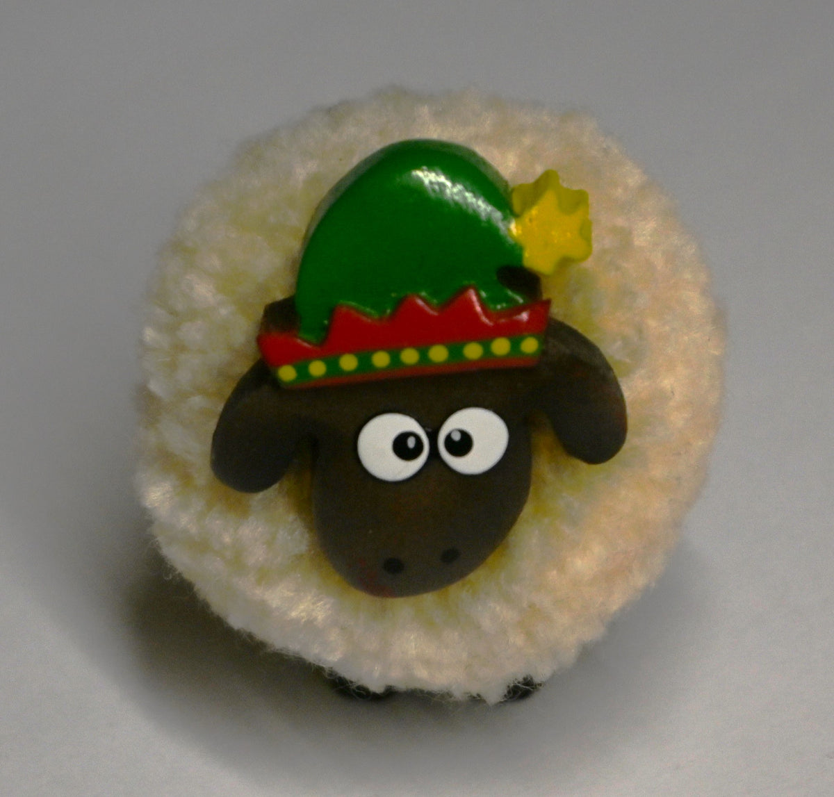 Elf Pom Pom Sheep Small – Beddgelert Woodcraft