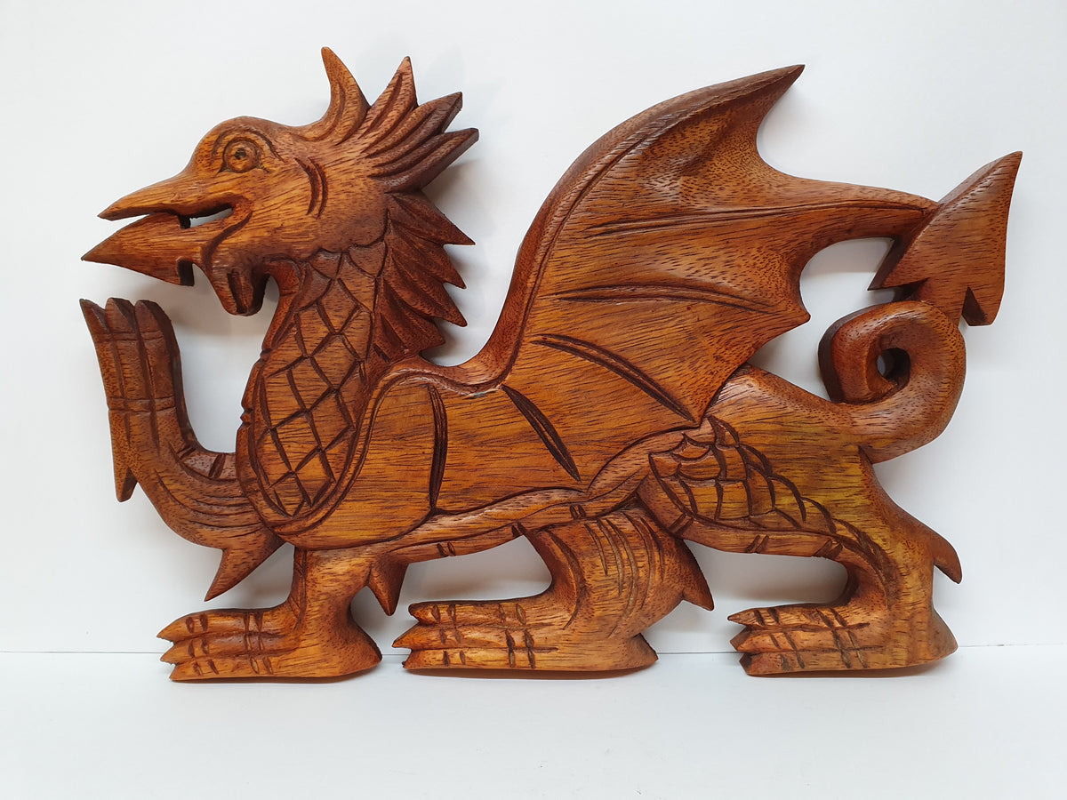 Large Welsh Dragon Plaque – Beddgelert Woodcraft